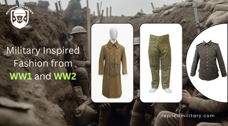 Military Inspired Fashion from WW1 and WW2