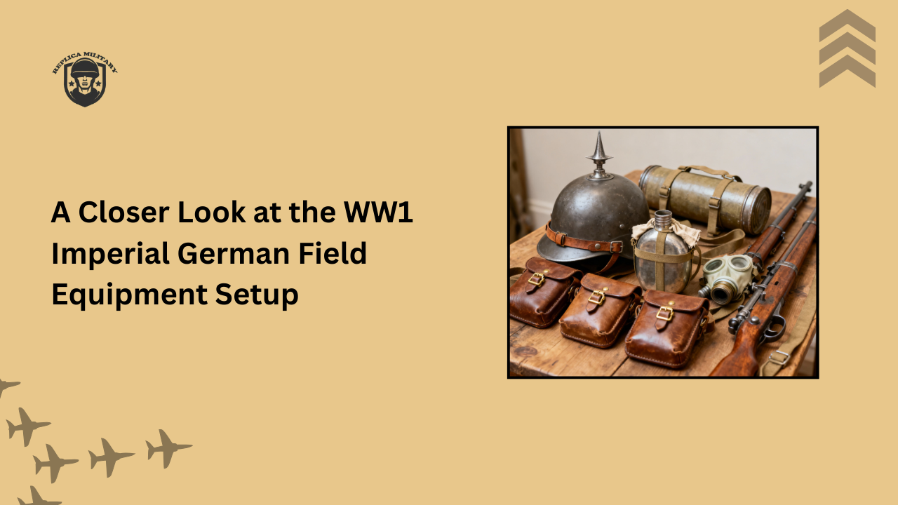 Imperial German Field Equipment Layout WW1 Guide