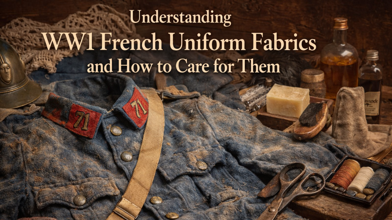 WW1 French Uniform Fabric Care: Preserve History