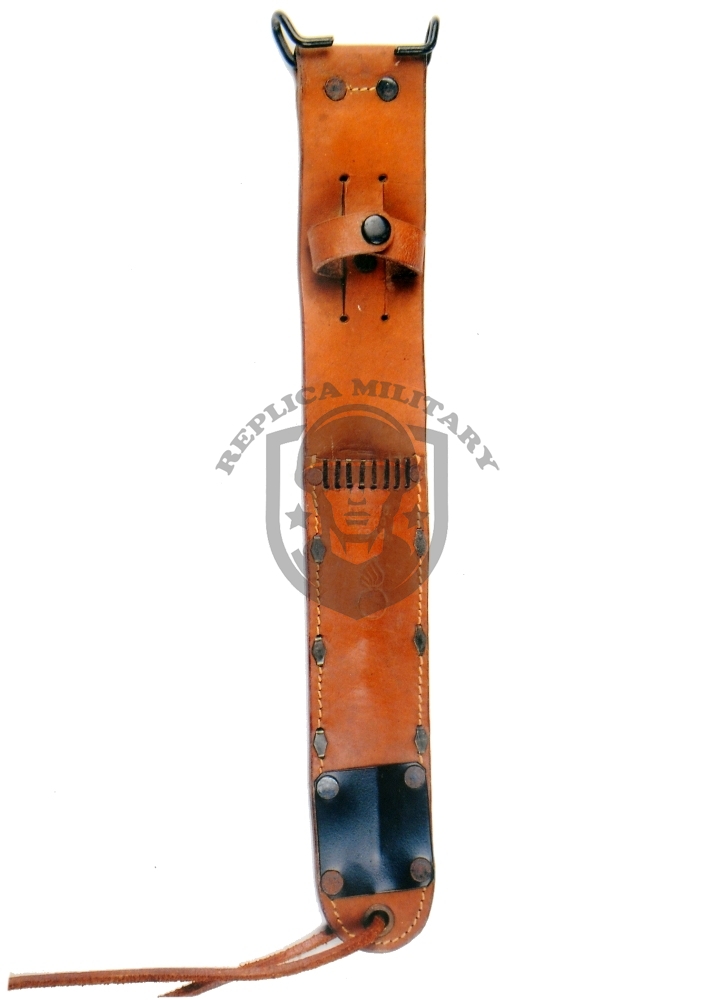 Reproduction US M6 leather Scabbard for M3 Trench Cap